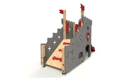 Castle Climbing Frame With Slide Active Garden