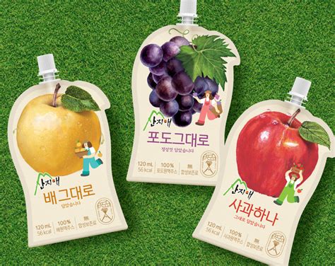 매력적인 과일주스 패키지 디자인