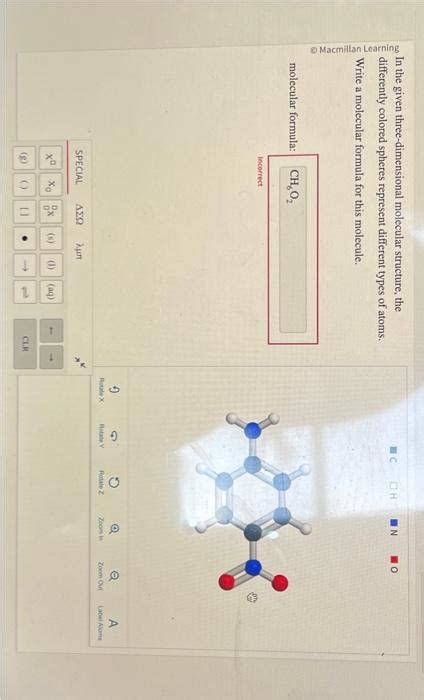 Solved In The Given Three Dimensional Molecular Structure