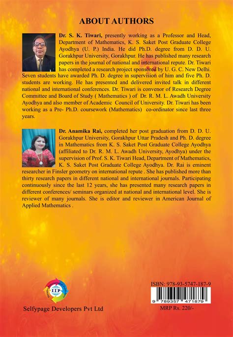 Basic Concepts Of Finsler Geometry Iip Store