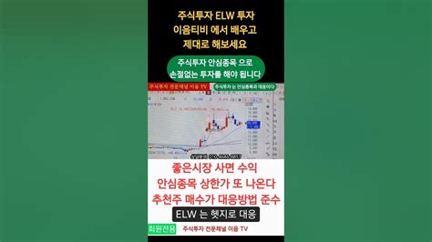 주식투자 는 안심종목 으로 손절없는 투자를 해야 Youtube