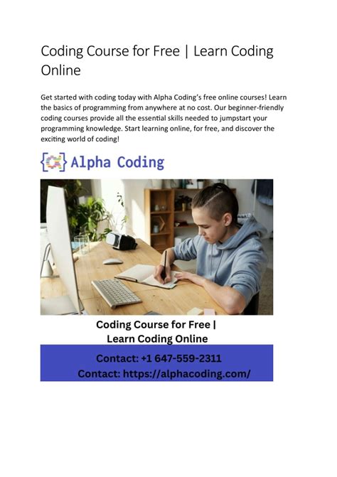 Ppt Coding Course For Free Learn Coding Online Powerpoint Presentation Id13759242