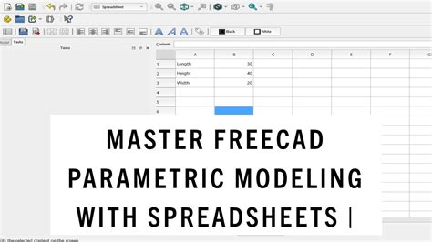 Master Freecad Parametric Modeling With Spreadsheets Beginner Friendly Tutorial Youtube