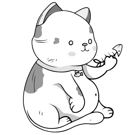 Anime Cat Printable