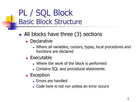 pl sql basics chapter ppt download