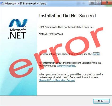 Cara Mengatasi Error Install Microsoft NET Framework Did Not Succeed Bangjep31