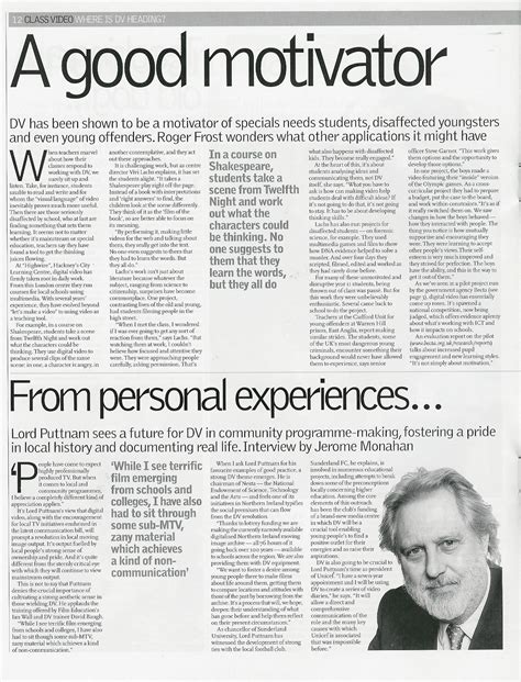 Press Cuttings Roger Frost Science Measuring And Automation
