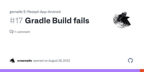 Gradle Build Fails Issue Gematik E Rezept App Android GitHub
