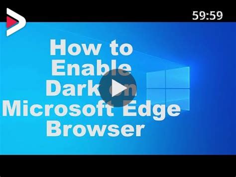 How to Enable Dark on Microsoft Edge Browser دیدئو dideo