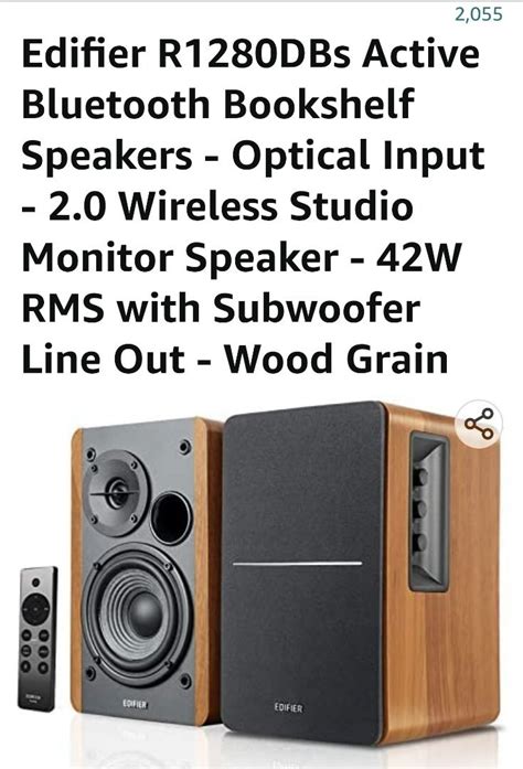 Edifier 1280db Wooden Audio Soundbars Speakers And Amplifiers On Carousell