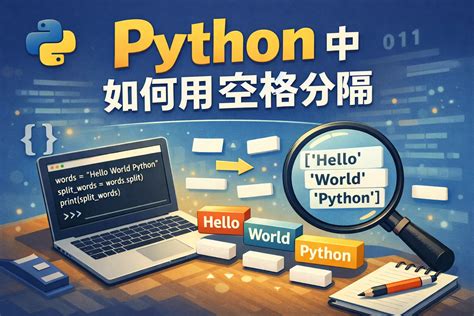 Python中如何用空格分隔 Python中如何用空格分隔