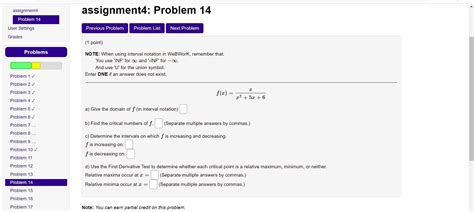 solved assignment4 problem 14 user settings grades problems