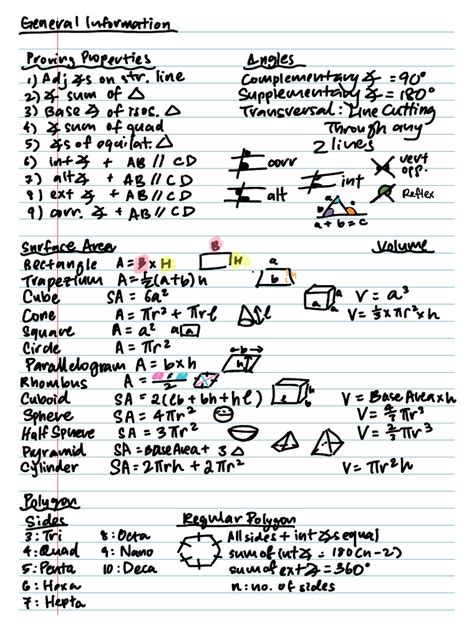 Gce O Level E Math Notes Pdf