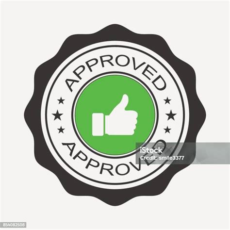 스탬프 벡터를 승인 했다 스티커 또는 아이콘 같은 평면 디자인 배너 검증에 대한 스톡 벡터 아트 및 기타 이미지 검증 고급 고무 Istock