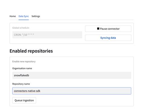 Connector Native Java Sdk Example