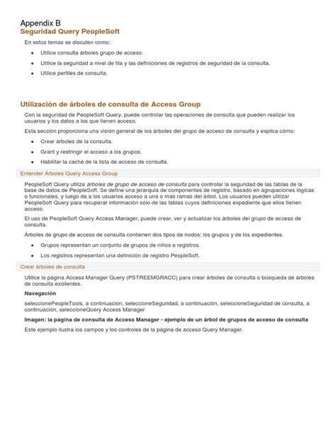 Appendix B Peoplesoft Query Security Pdf Tabla Base De Datos