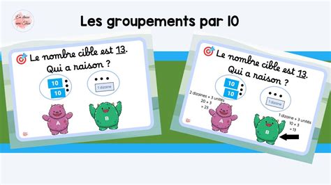 Les Groupements Par 10 Cpce1 En Classe Avec Tisse