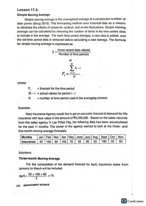 Moving Average And Exponential Smoothing Lesson 17 Simple Moving
