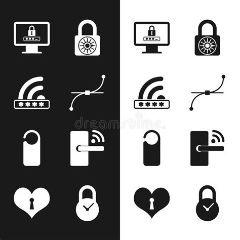 Set Bezier Curve Wifi Locked Monitor With Password Safe Combination Wheel Please Do Not