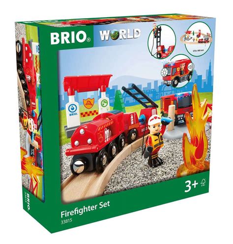 Brio Firefighter Train Set Train Set
