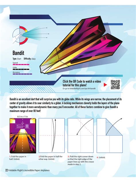 Foldable Flights Incredible Paper Airplanes Pdf Aviation Aircraft