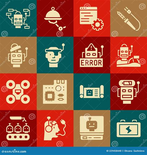 Set Battery Robot Low Battery Charge Humanoid Driving Car Computer Api Interface Smart