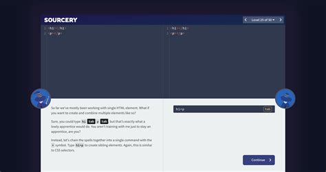 Sourcery A Magical Game Of Coding Html With Emmet Codepip