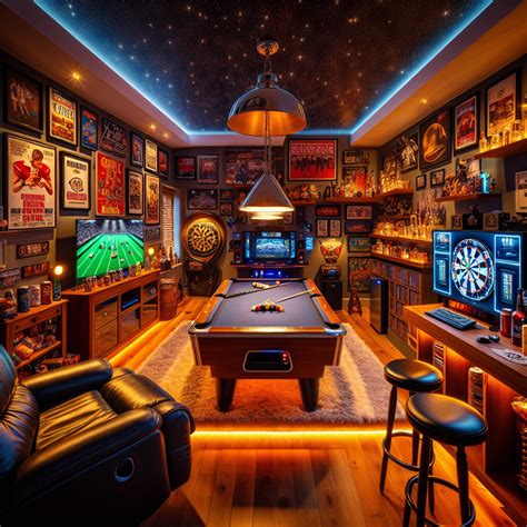 Ultimate Entertainment Oasis A Luxurious Man Cave In 2024 Bars For