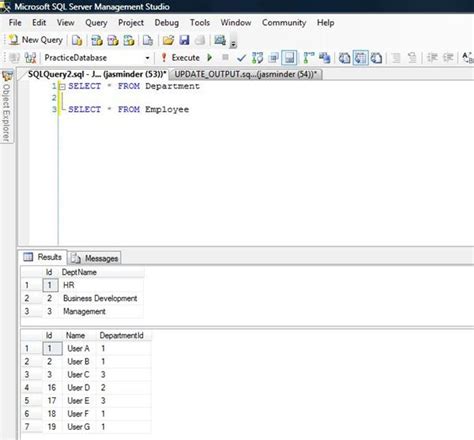 Output Clause In Sql Server
