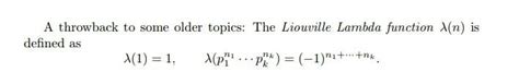 Solved A Throwback To Some Older Topics The Liouville