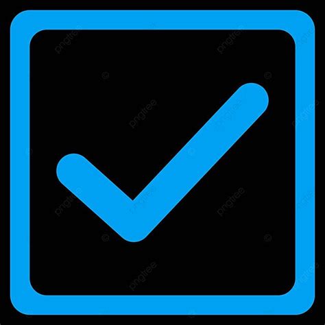 Checkbox Icon Vector Apply Black Background Vector Vector Apply Black Background PNG And