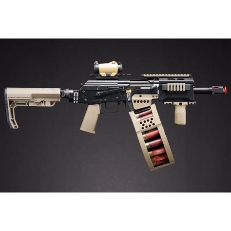 Custom Valdis Tokyo Marui Saiga 12 Sbs Tri Shot Gas Blowback Airsoft