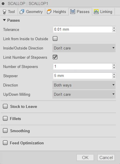 fusion help scallop finishing reference autodesk