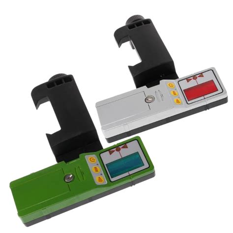 Outdoor Laser Level Detector Red Green Beam Cross Line Laser Receiver W Clamp In Laser Levels