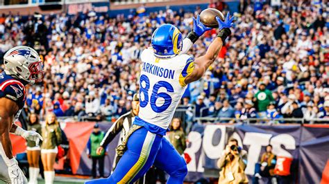 Matthew Stafford Colby Parkinson Touchdown Los Angeles Rams Highlights Week 11 Vs New