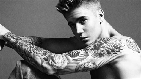 Download Justin Bieber Arm Tattoo Wallpaper Wallpapers Com