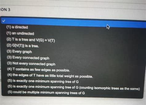 Solved Question 3 Let G Be A Subgraph Sucl Graph A