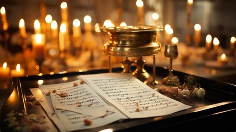 Premium Photo Piano Keyboard With Flowers And Music Notesgenerative Ai