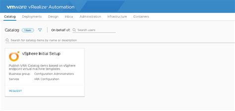 Vrealize Automation 75 First Look Vworld