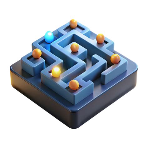 Solving The Maze A Pathfinding Puzzle 55922694 Png