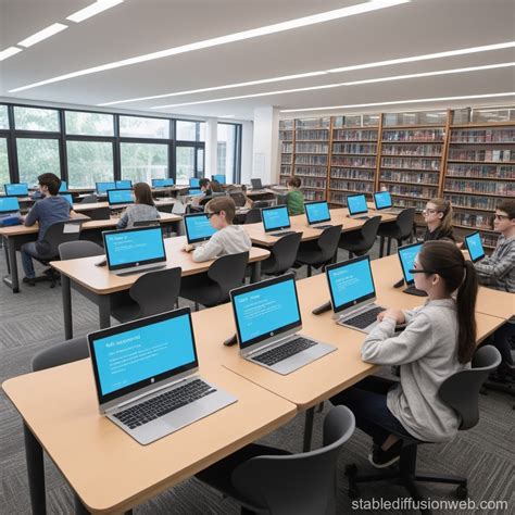 High Tech Learning Spaces In Libraries Stable Diffusion Online