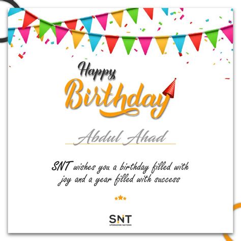 Sntbirthdays Snt Teambirthday Celebrations Soft Nation Technologies