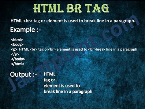 Ppt Html Tags Powerpoint Presentation Free Download Id8106046