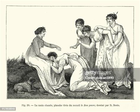 1681 18th Century Woman Illustration High Res Illustrations Getty Images