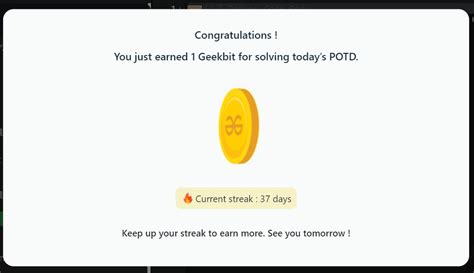 day 37 of 100daysofcode nailing geeksforgeeks problem ganesh shete