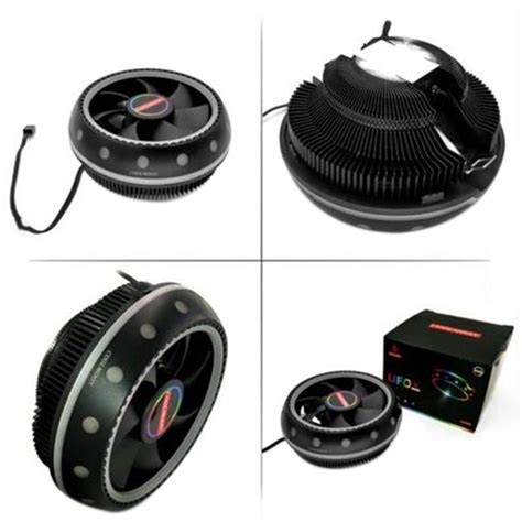 Coolmoon Rgb Cpu Cooler Heatsink Led 12v Intel For Grandado