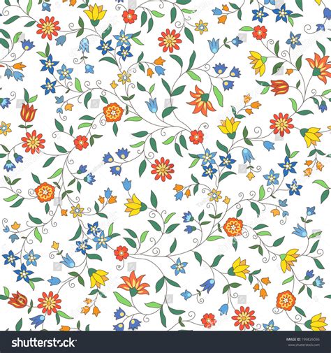 Seamless Floral Background Stock Vector Royalty Free Shutterstock