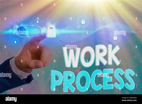 Conceptual Hand Writing Showing Work Process Concept Meaning Standard Procedures How To Handle