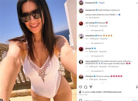 Laura Pausini Se Ve Más Joven En Traje De Baño Durante Sus Vacaciones