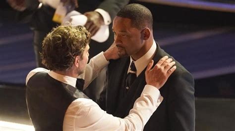 Will Smith refused to leave the Oscars after slapping Chris Rock : NPR